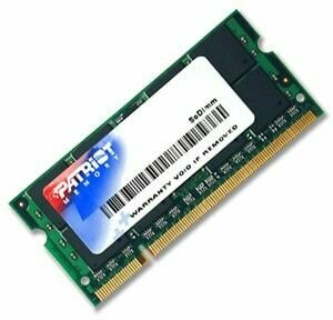 Оперативная память Patriot PSD22G8002S DDR2 - 1x 2ГБ 800МГц, для ноутбуков