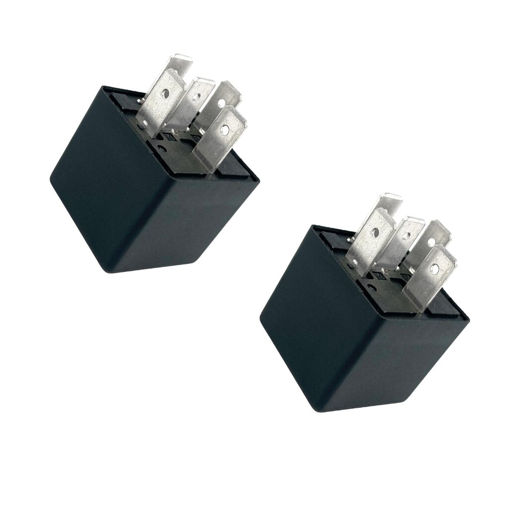 2 шт. автомобильные автомобильные реле, сменные сверхмощные 12 В, 40 А, 5-контактные реле высокой мощности