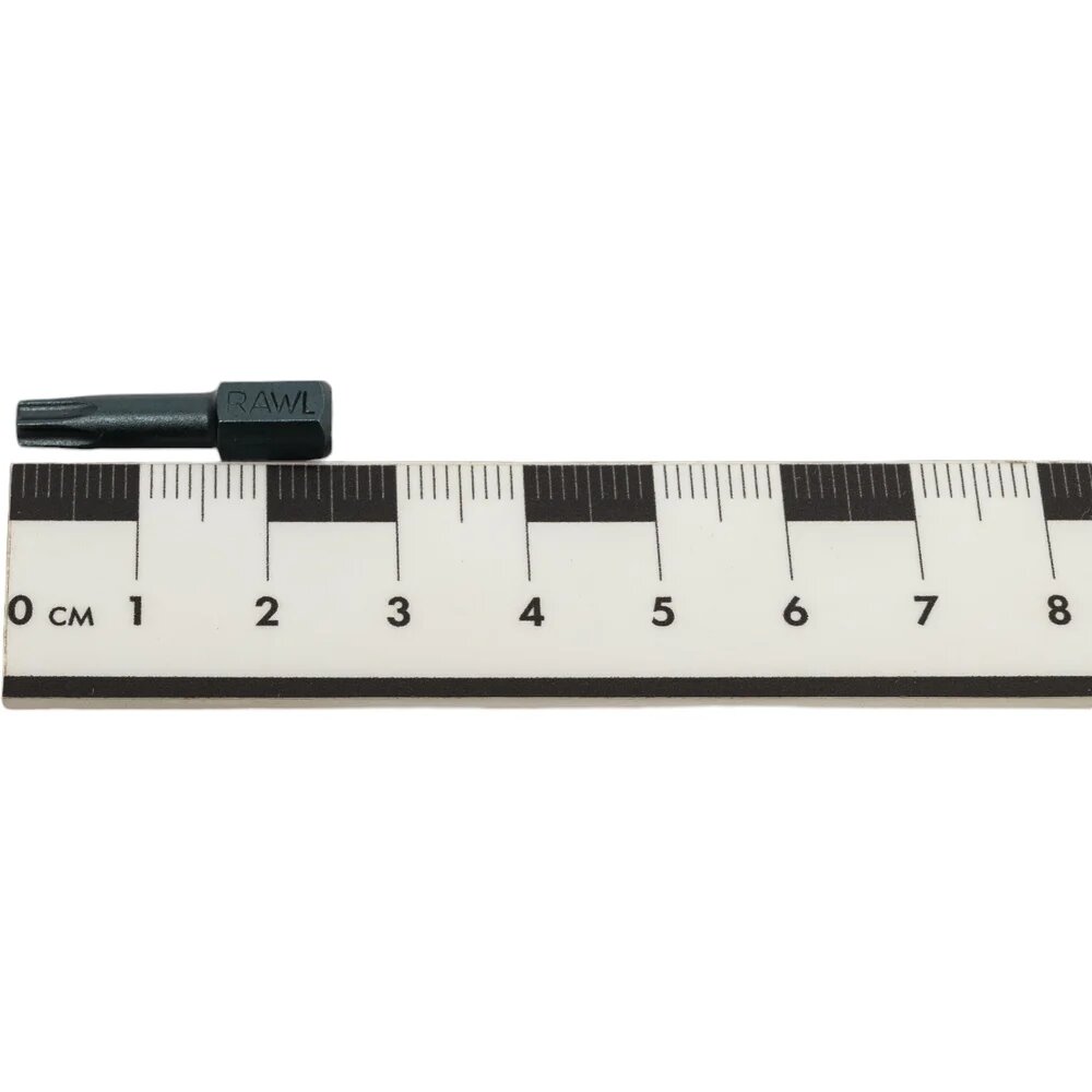 Биты TORX TХ25, 25 мм, 20 шт RAWLPLUG RT-BIT-TORX25/25, стальной, синий — фото 1