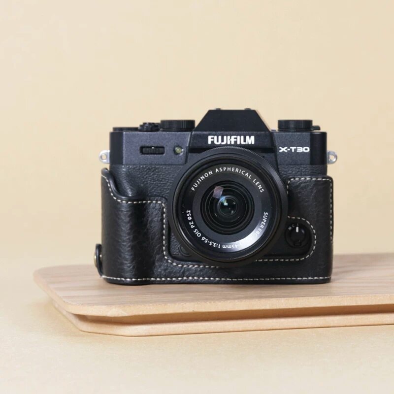 Защитный чехол Fuji XT30 в черном цвете — узкий дизайн для цифровой фотографии