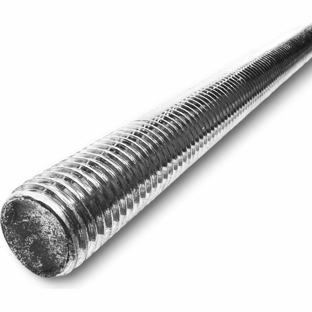 Нержавеющая шпилька KREPFIELD М8, метровая, резьбовая, DIN 975, A2, 10 шт. в упаковке 975ШПИЛЬКАМ8А2-10