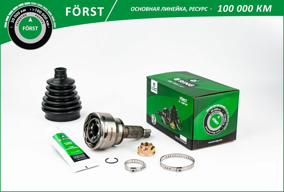 ШРУС наружный SUZUKI Swift, шлицы 28/30 B-RING Обычная линейка FORST