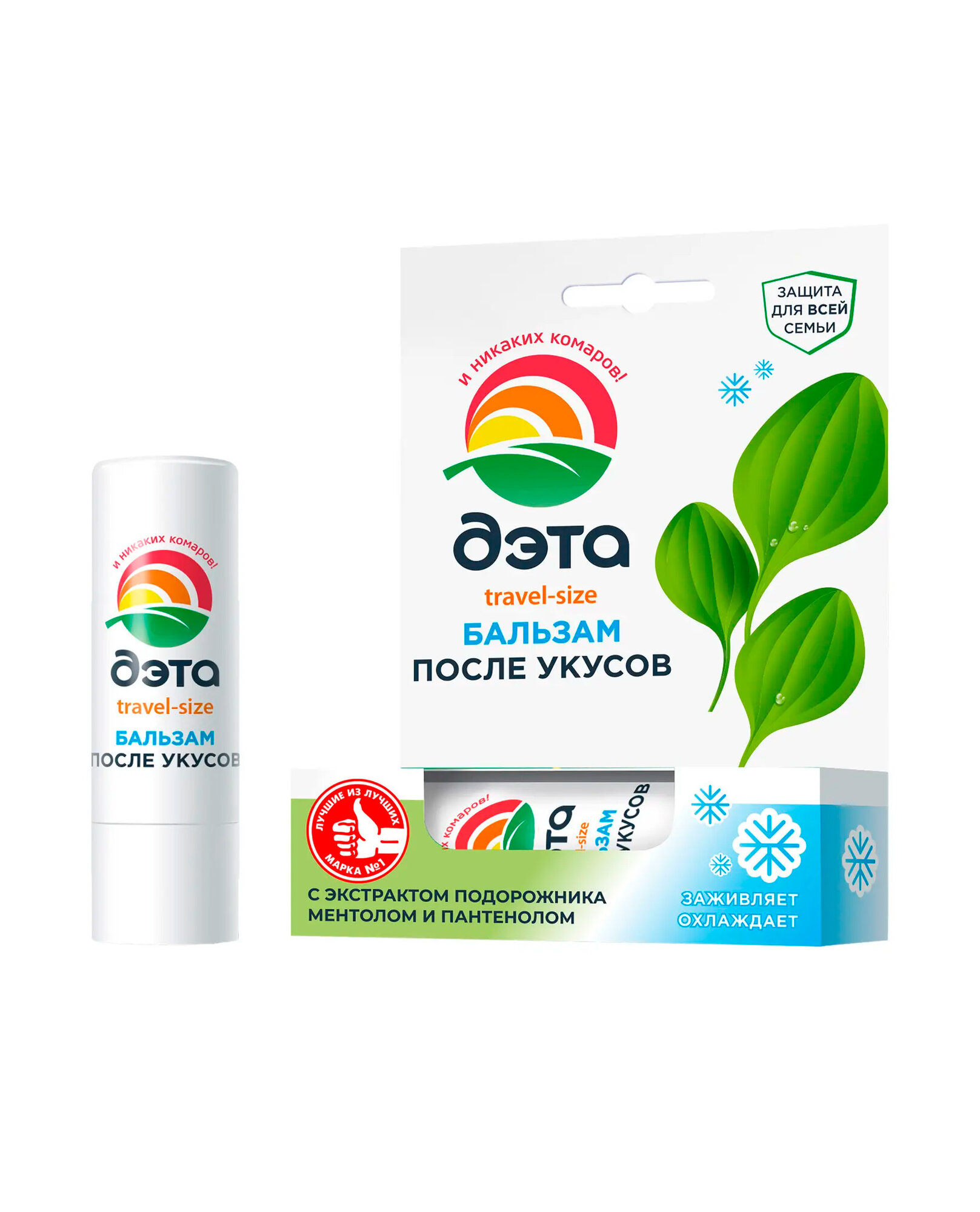 Бальзам-карандаш "ДЭТА" Travel-size, после укусов комаров, 4,2г