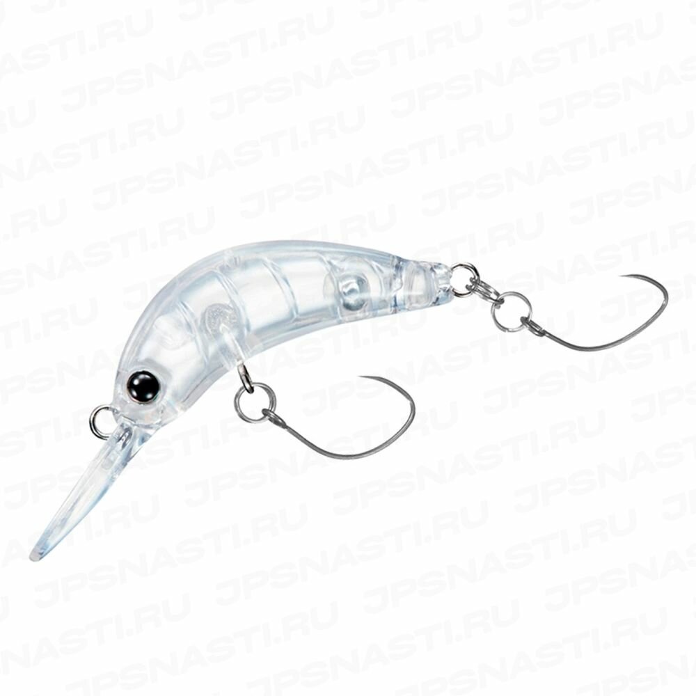 Японский воблер на форель Daiwa Presso Masuno Imomushi, 1.9 г, #Clear / Форелевые приманки