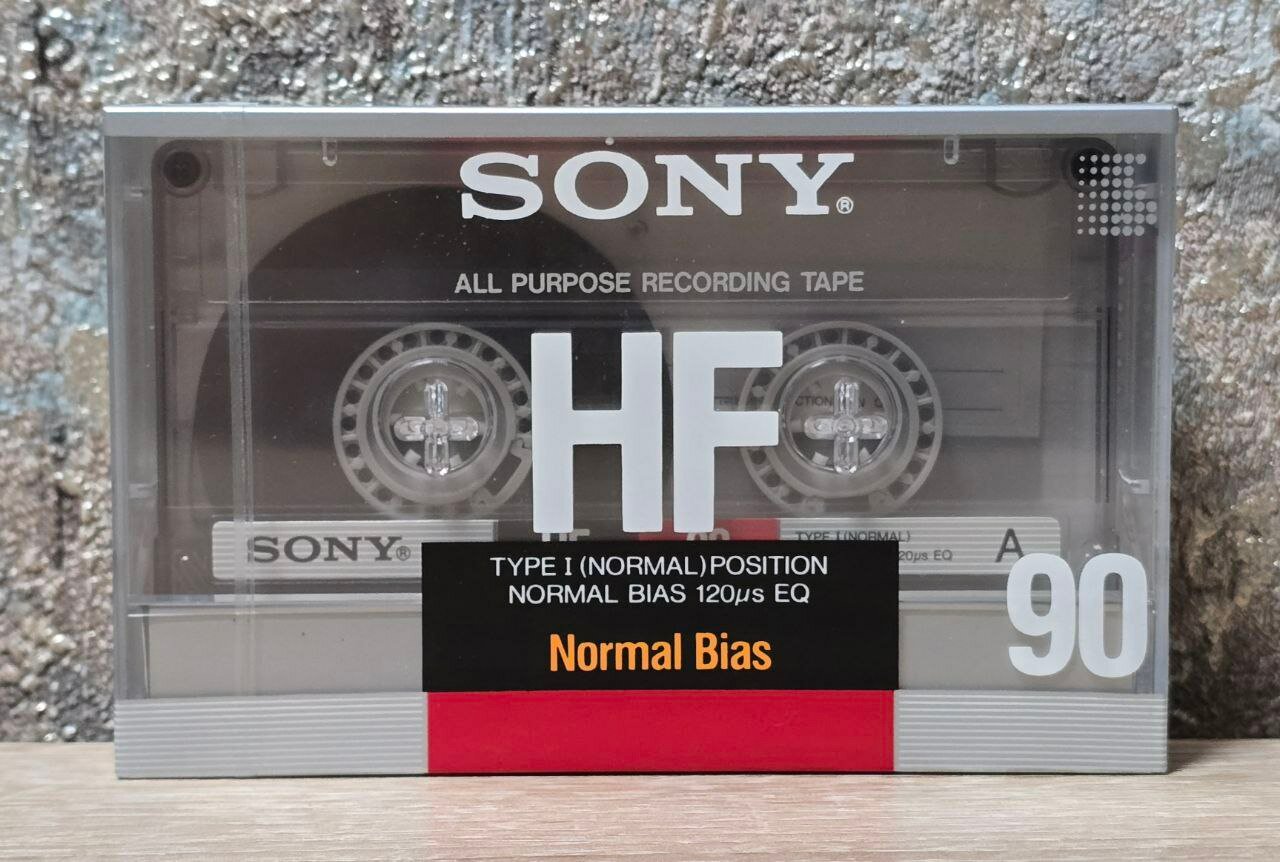 Аудиокассета SONY HF серебро
