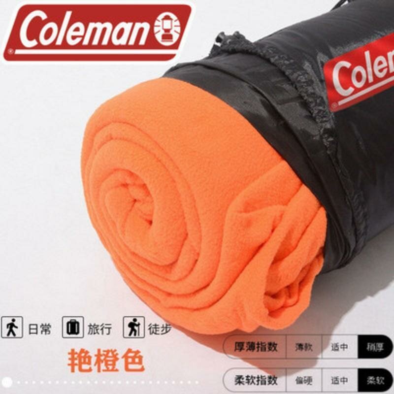 Спальный мешок Coleman из флиса, конвертного стиля, с внутренним подкладкой из полярного флиса, для путешествий на открытом воздухе, термоспальный мешок
