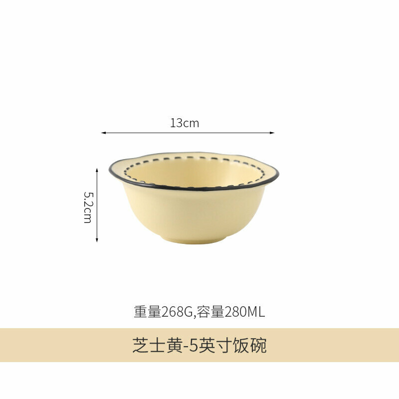 Чаша для риса керамическая Оптовая Бытовая миска для риса посуда Чаша 5 дюймов чаша для риса Mulan Creek керамическая