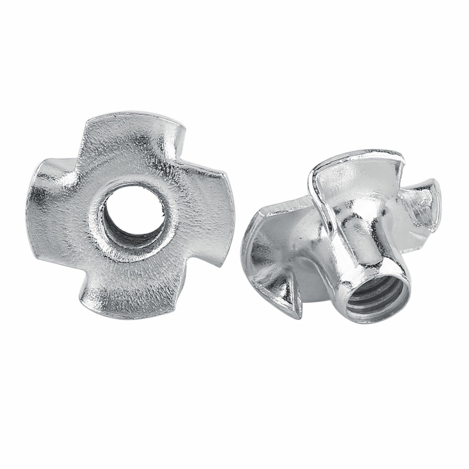 Гайки четырехлапчатые оцинкованные для мебели М5, 50 шт/уп