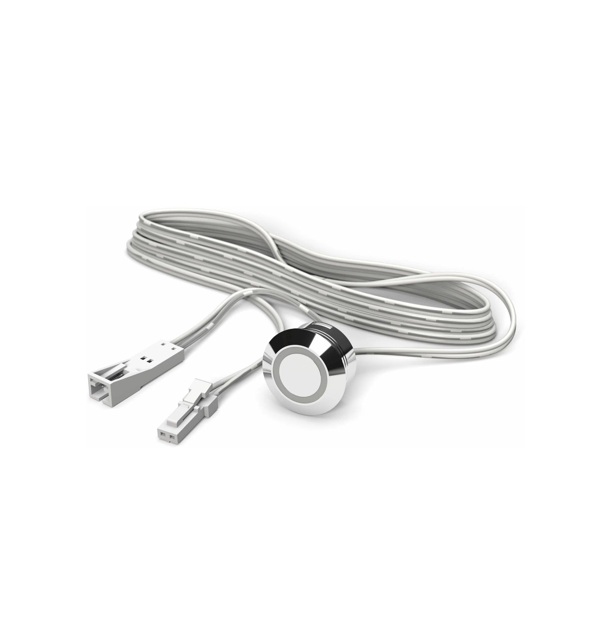 Сенсорный LED диммер выключатель встраиваемый врезной на касание, светодиодный, 12V