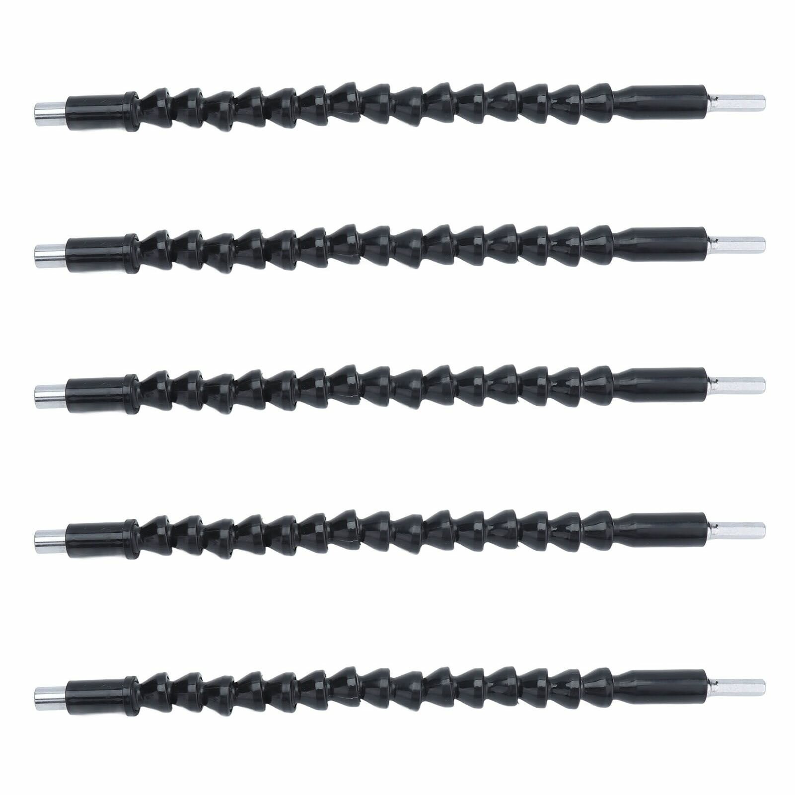 Универсальный набор гибких удлинителей вала длиной 295 мм для электродрели, 5 шт, магнитный шестигранный соединитель для бит, прочный и простой в использовании