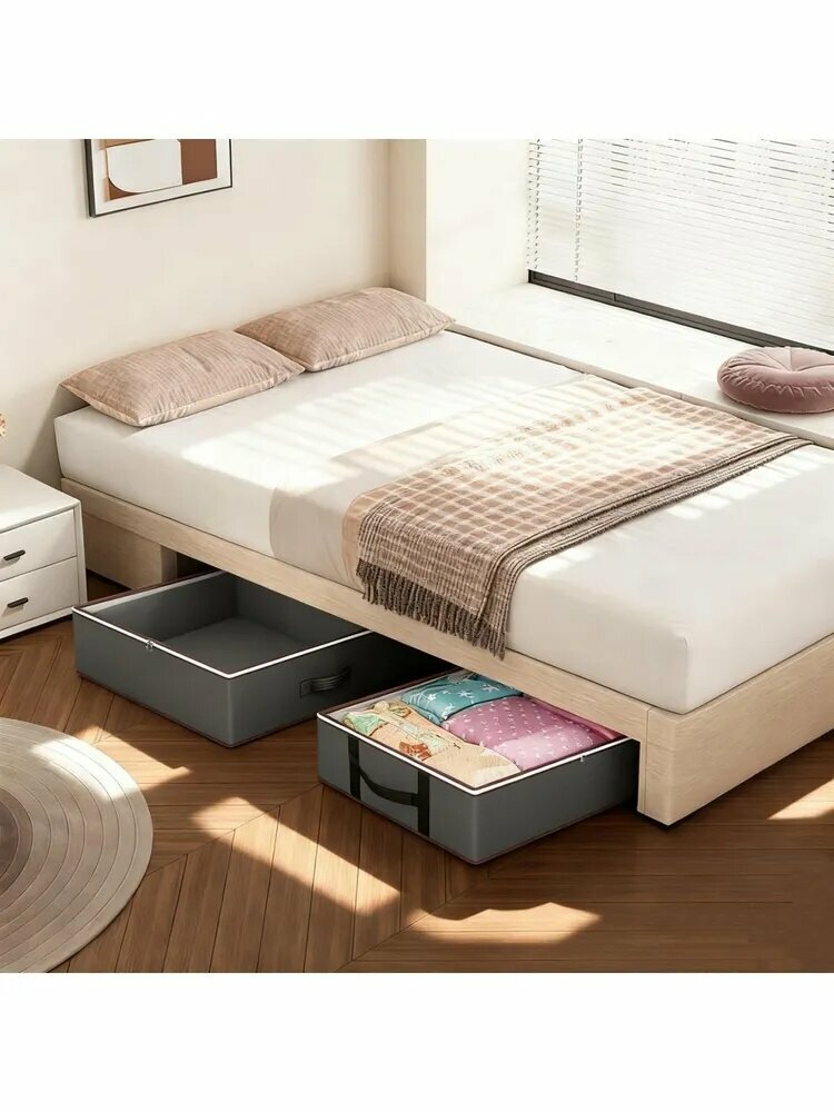 Контейнер для хранения вещей длина 100 см, ширина 50 см, высота 15 см.