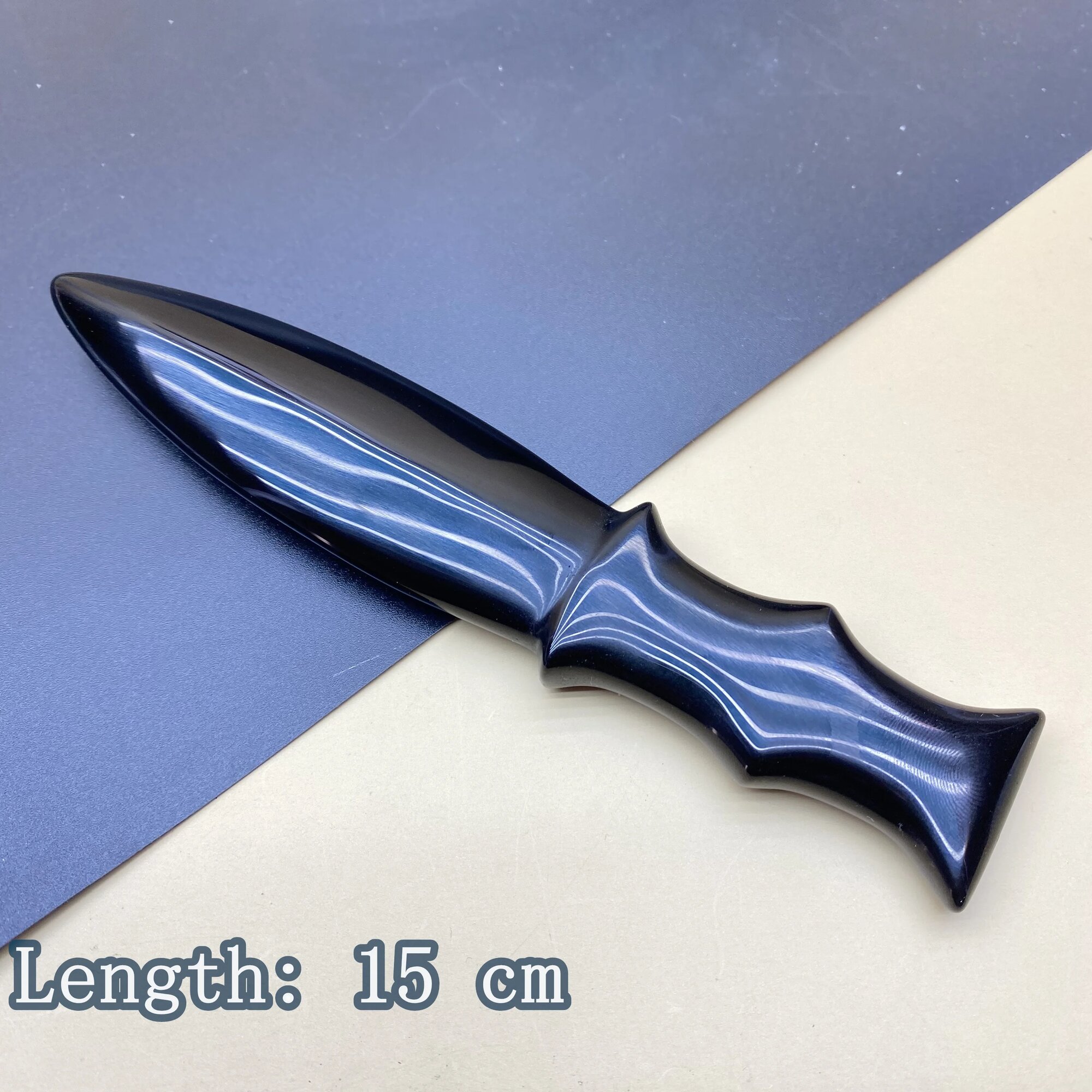 Натуральный обсидиан, кинжал, целебный кристалл, нож ручной работы, защитный камень, мужские подарки, волшебный талисман, меч, декор ведьмы