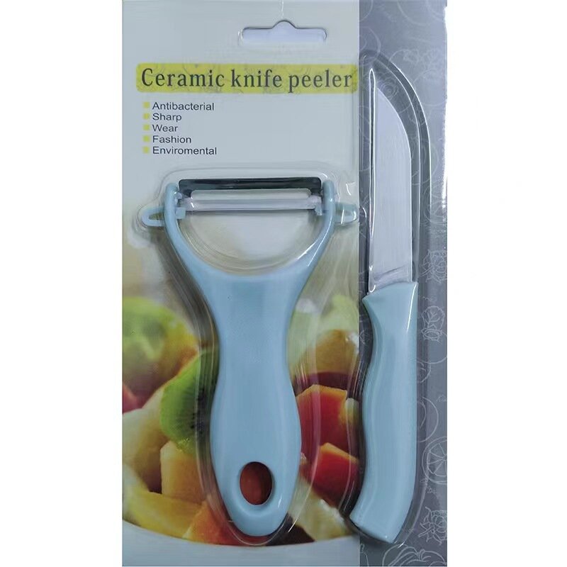 Набор кухонных ножей для фруктов, двухкомпонентный и трехкомпонентный набор, ножи из нержавеющей стали, разделочная доска, набор для чистки дыни, подарочный набор