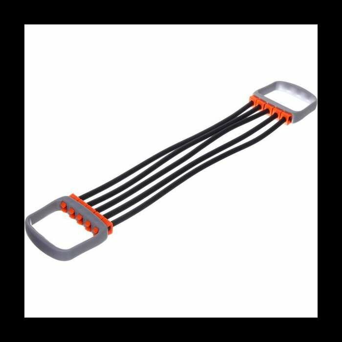 Эспандер универсальный спортивный - для тренировки мышц, плечевой, эластичный