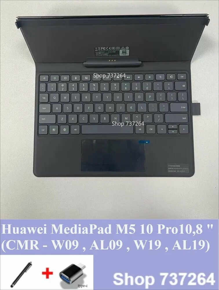 Защитный чехол для клавиатуры Huawei MediaPad M5 10 Pro10,8 "(CMR - W09 , AL09 , W19 , AL19) Чёрный