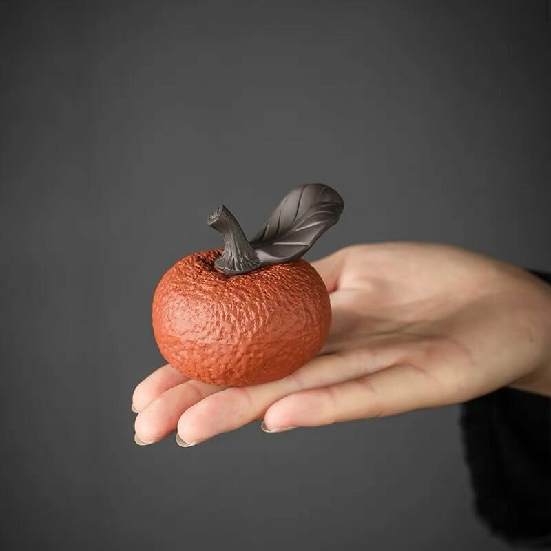 Юйсюань Творческий Песок Фиолетовый Чай Хурма Чонг Хурма Руи Набор Бык Хурма Апельсин Яблоко Чай Играть Чай Поднос