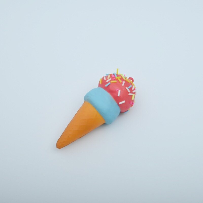 Медленный отскок двухслойного ПУ симулятор мороженого Красная игла