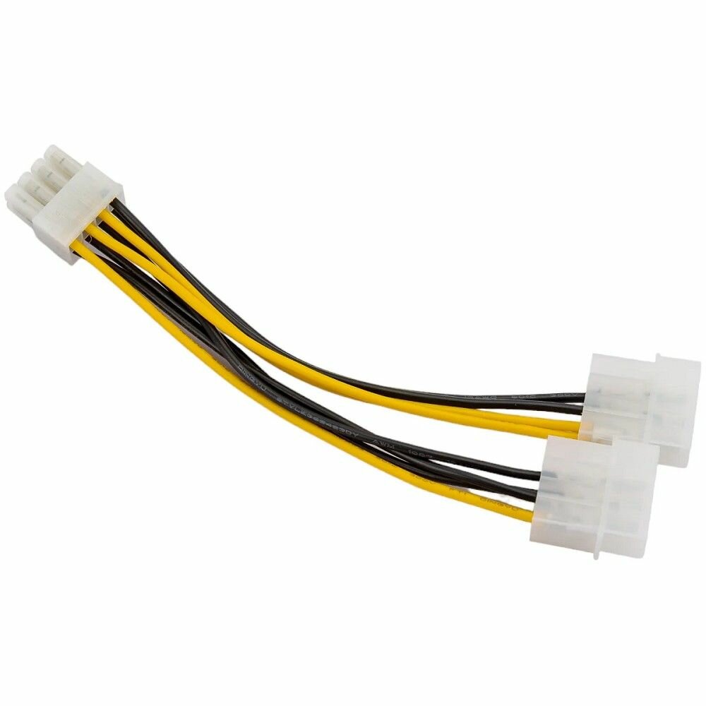 Cablexpert Разветвитель питания 2xMolex->PCI-Express 8pin, для подключения в/к PCI-Е (8pin) к б/п ATX (CC-PSU-81)