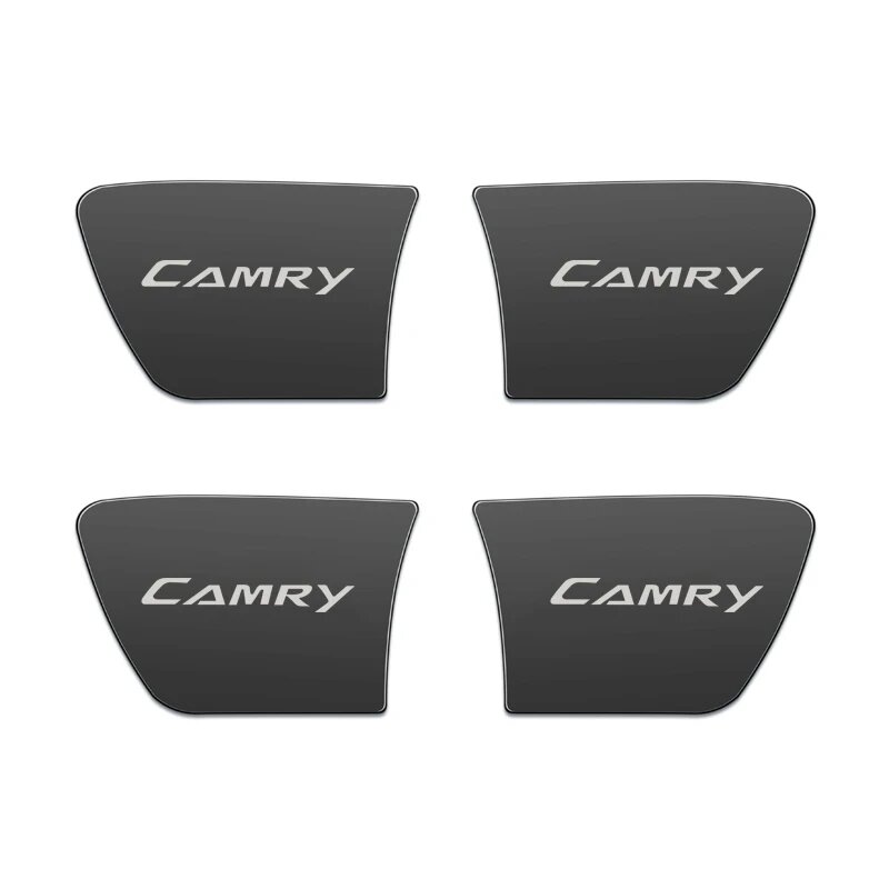 4 шт. наклейки на дверные ручки Toyota Camry, черные