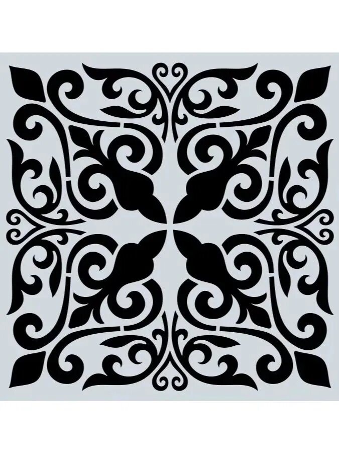 Красивый шаблон для полной резьбы по дереву с рисунком Мандалай, вспомогательный инструмент для настенной росписи и раскрашивания