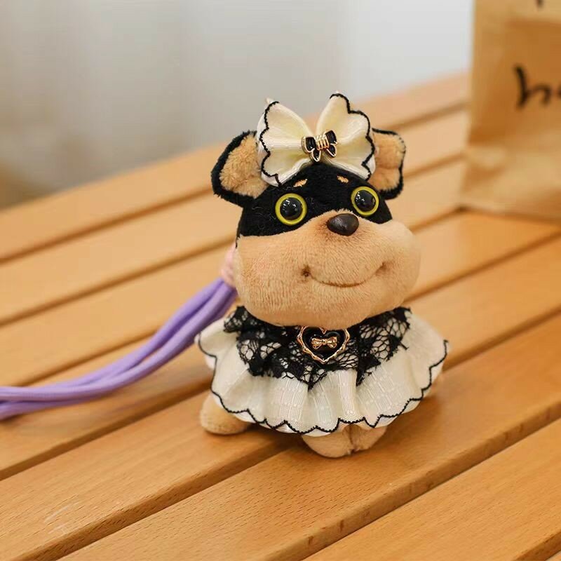 Плюшевая игрушка delightful plush honey bee dog keyring, лолита, мягкая, для аксессуаров сумки
