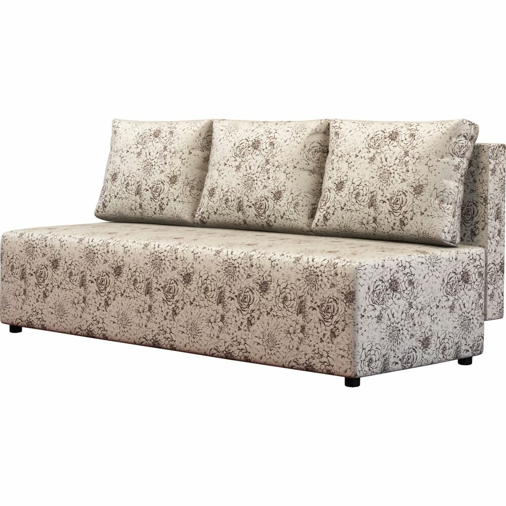 Диван еврокнижка Наш Диван Нексус А29 флок RJB бежевый