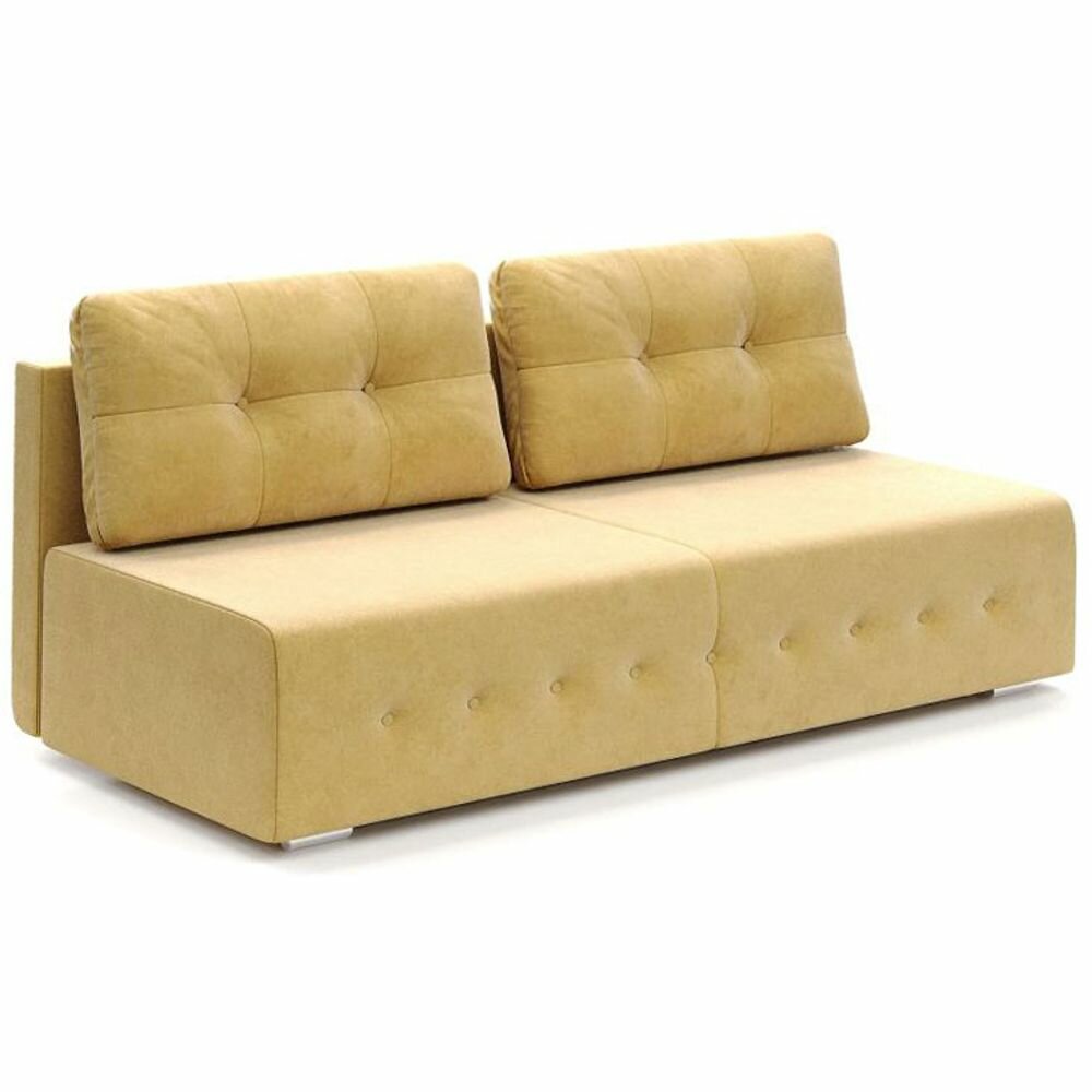 Диван еврокнижка Фортуна А Лондон А5 велюр желтый