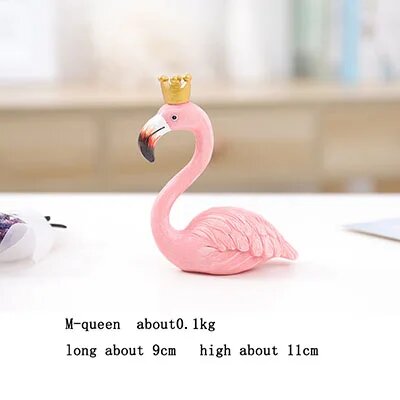Милые фигурки фламинго из смолы Otmagelu M-queen