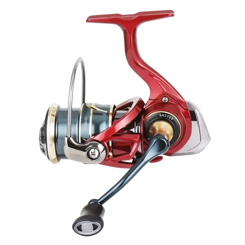 Спиннинговая катушка для форели Mavllos SA, передаточное сопротивление 10 кг, размер 6,3: 1 2500 3500, гладкая неглубокая катушка, катушка для ловли окуня в морской воде