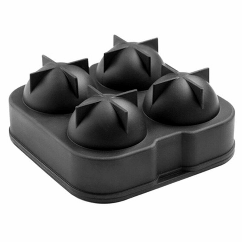 Amazon Горячая добыча форма для хоккея с 4 мячами бар форма для кубика льда Силиконовый поднос для льда бытовой кубик