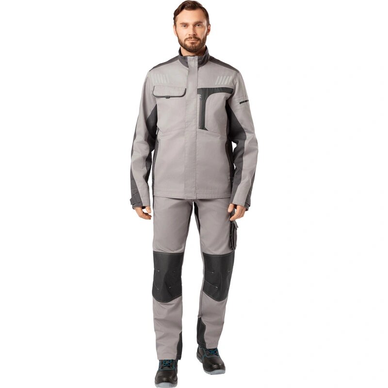 Куртка лет муж TOPFORT Акетон (л33) сер 96-100/170-176