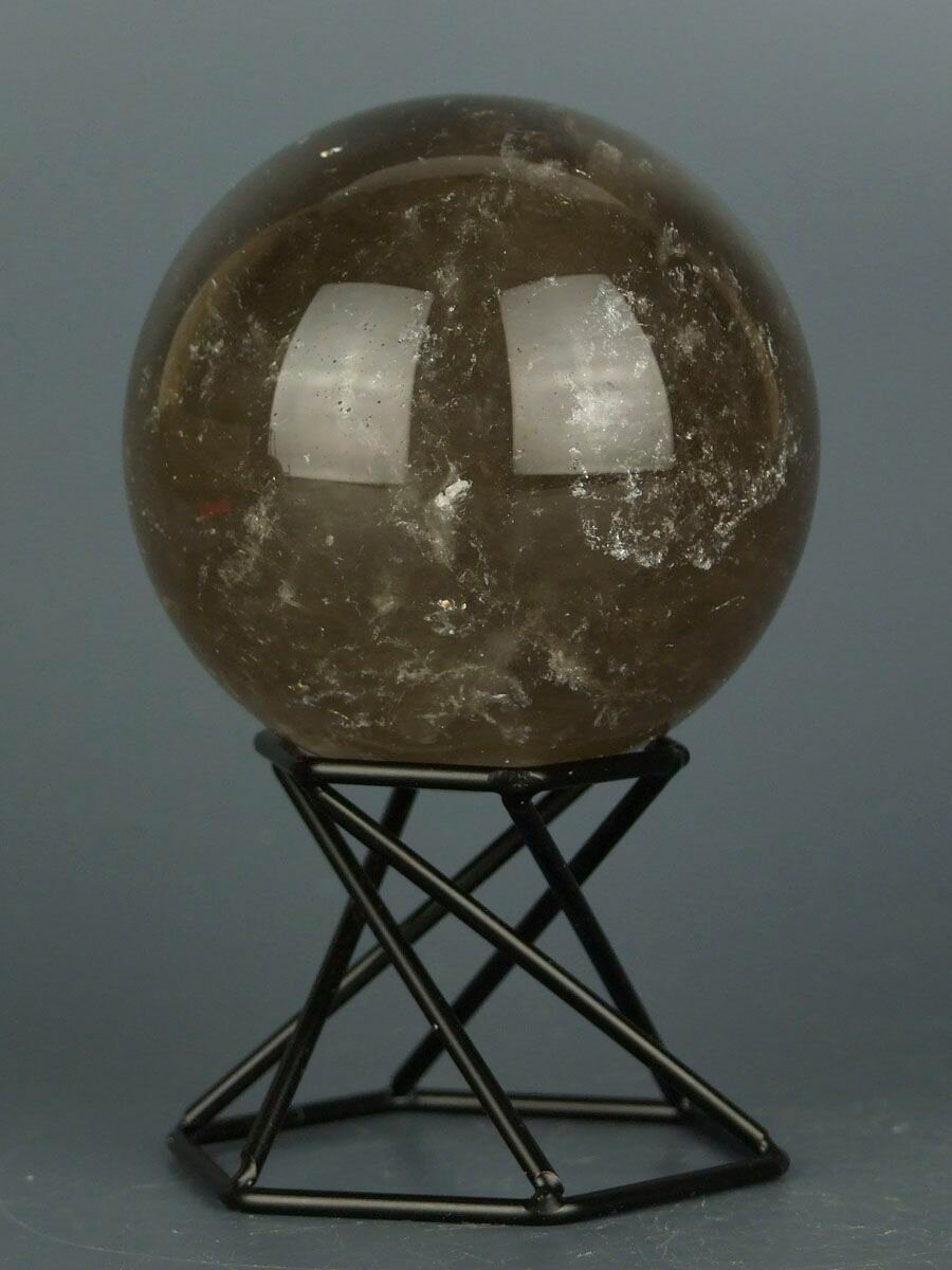 Шар дымчатый кварц (раухтопаз) 64 мм - магический кристалл