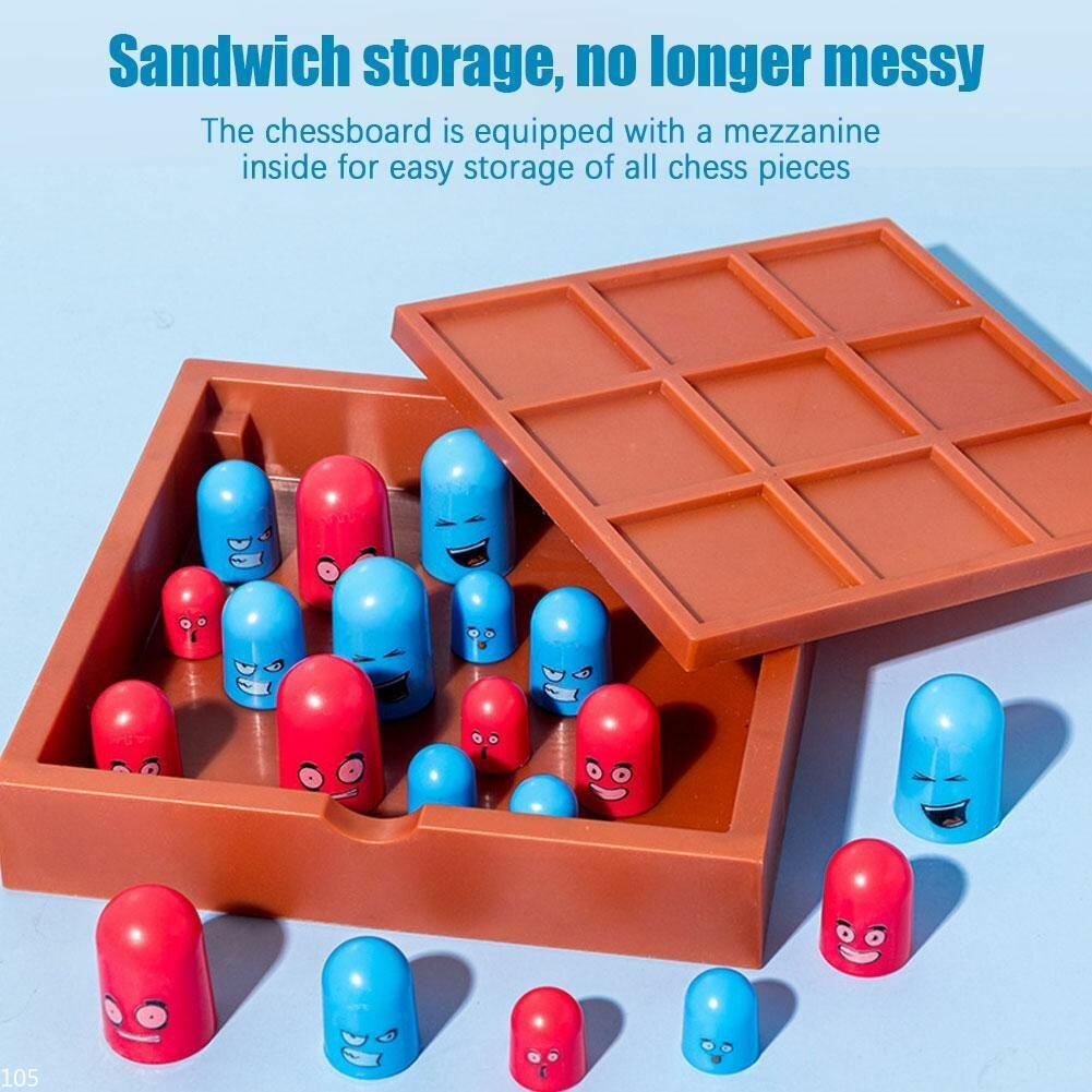 Развивающая детская игрушка шахматы три в одном, творческая интерактивная игрушка для родителей и детей