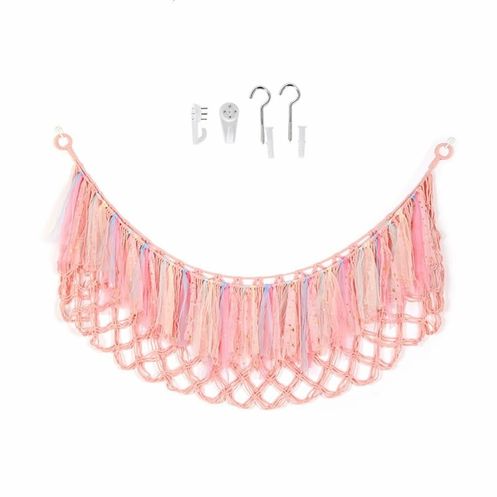 Гамак для игрушек, Пояс розового цвета