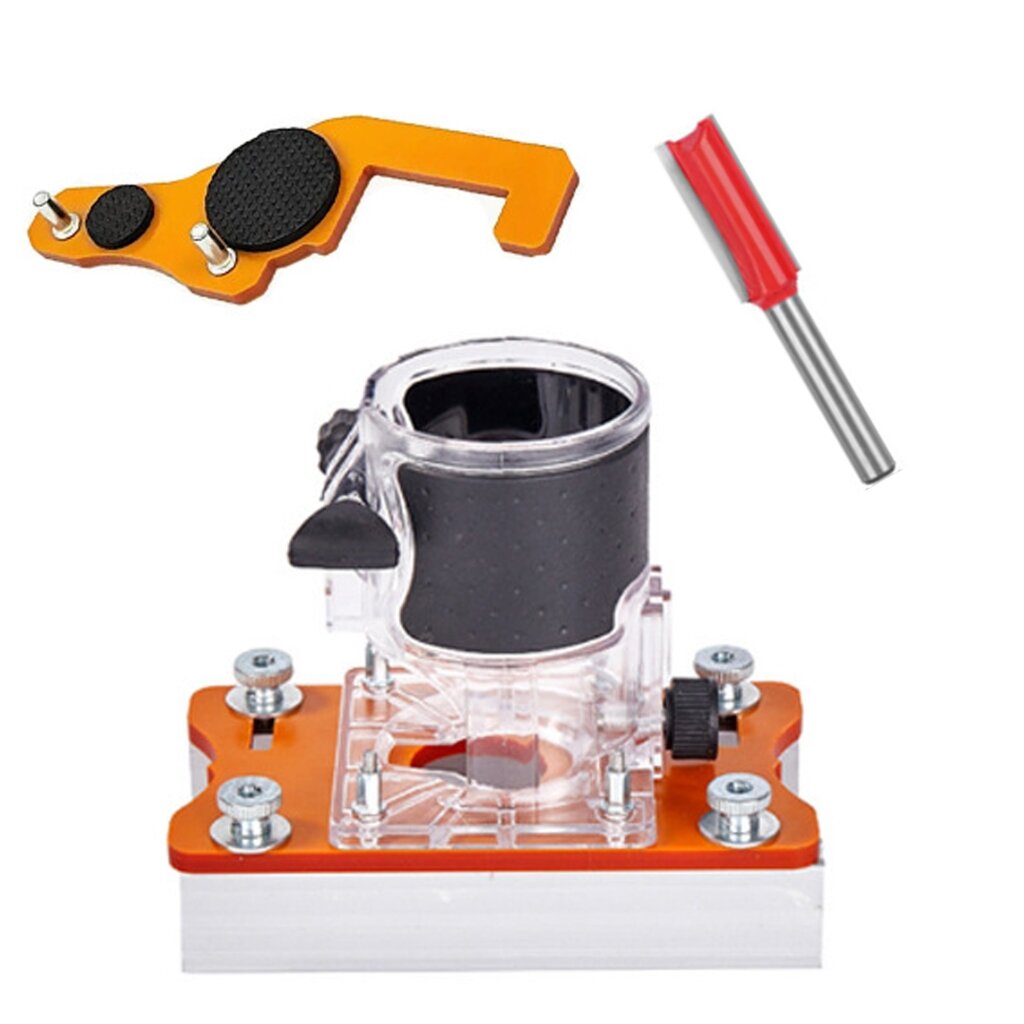 Базовый набор Деревянных Фрезеров 2 в 1 Портативные Фрезы Аксессуары Для Фрезерования Кромок Алюминий