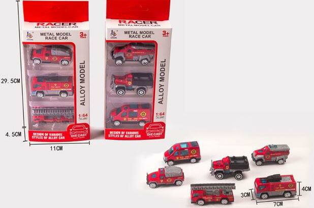 Набор машин 1:64 FIRE DEPT.(3 шт) AH1003-4A с 3 лет