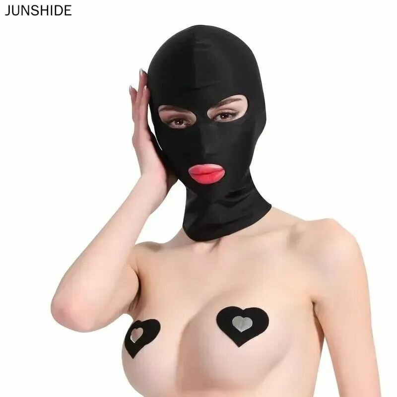 Маска эротическая БДСМ, балаклава секс игрушка, Mаска эротик