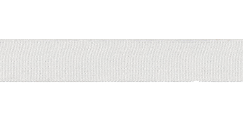 Эластичная Беларусь 25 мм 1 мм 8с686 Б 20 м тканая белый