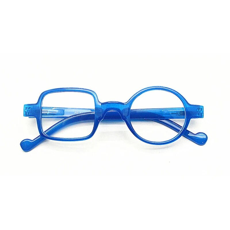 Очки для чтения синие Kaleidoscope Glasses, рецепт 0