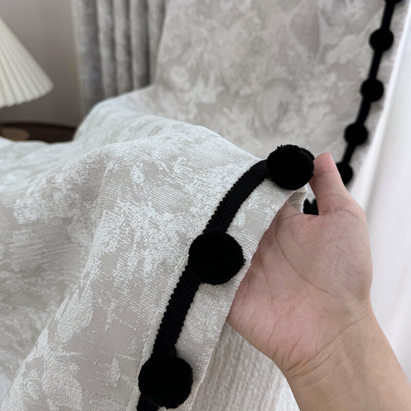 Новые французские ретро шторы из шенилла с эффектом затемнения, высококачественные легкие люксовые шторы для гостиной и спальни