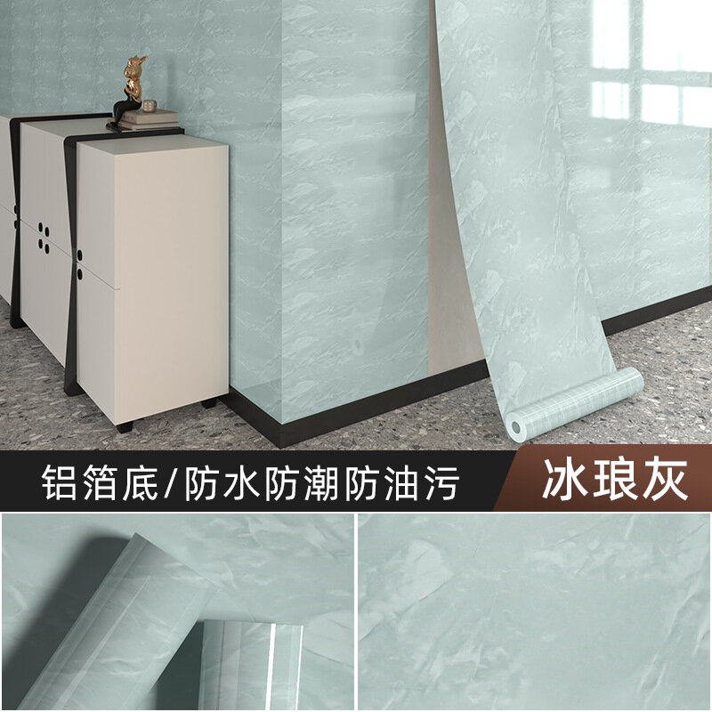 Мраморные кухонные наклейки, устойчивые к маслу, термостойкие наклейки для плитки, наклейки для стен, вытяжки, шкафов, плиты, водонепроницаемые, маслостойкие, самоклеящиеся