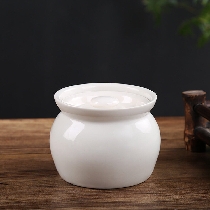 Керамическая глиняная кастрюля для тушения с крышкой, водосепаратор, миска для закусок в отеле и ресторане, суповая чашка, китайский стиль домашней кастрюли для тушения