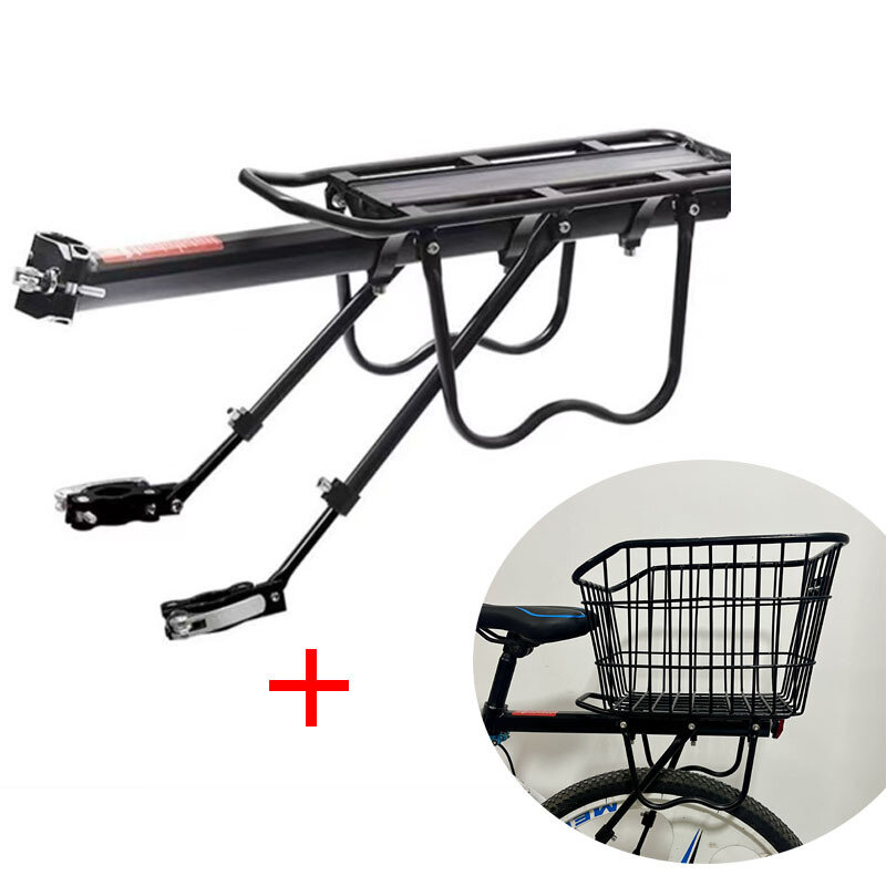 Задний багажник для горного велосипеда, универсальный велосипедный багажник, задний сиденье, задний каркас, детская корзина для заднего сиденья