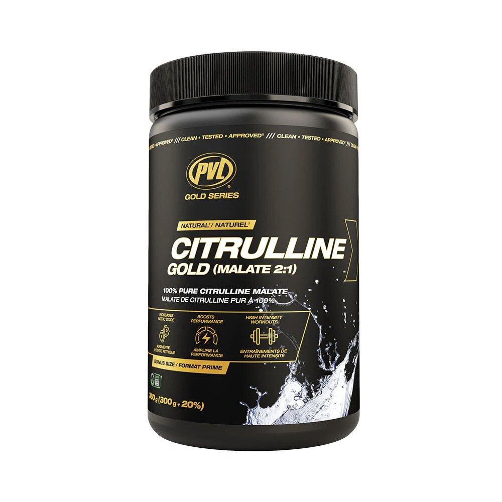 PVL Citrulline Gold (Malate 2:1), 360 г, Вкус Natural / Натуральный