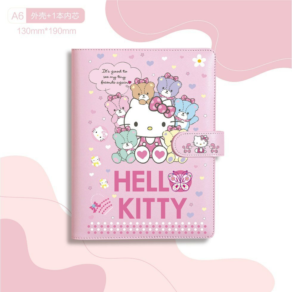 Блокнот Sanrio Kuromi Cinnamoroll, мультяшный, милый дневник для девочек, высококачественный стиль Ins, Pochacco
