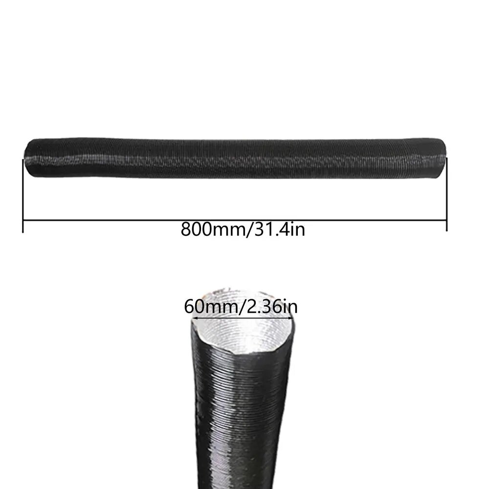 Воздуховод ( гофра, патрубок ) воздушного отопителя 60мм 80см