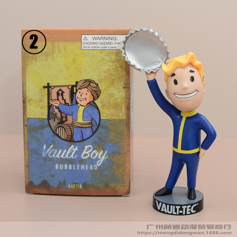 Фигурки Fallout 7 Fallout Boy, набор фигурок Vault Boy 1-го, 2-го, 3-го, 4-го поколения в коробке