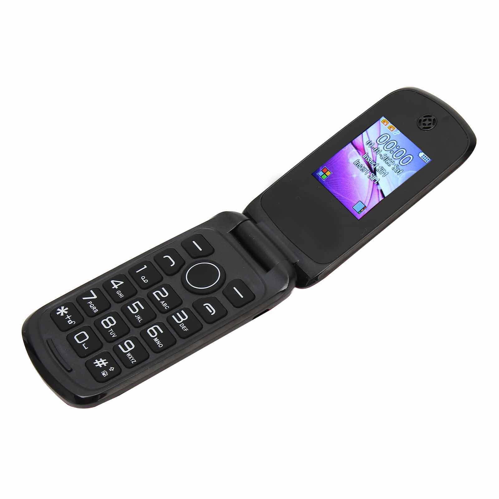 Складной 2G телефон, Dual SIM, 1200 мАч, с SOS функцией, для пожилых людей и детей