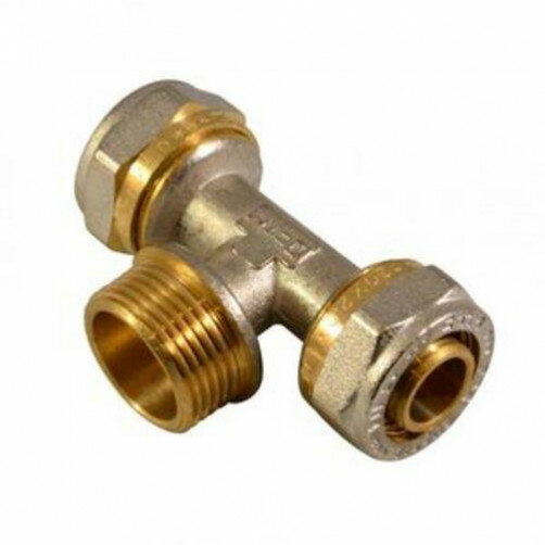 МП тройник наруж РЕЗ 16Х1/2Х16 / СТМ