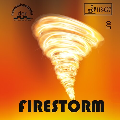 Накладка Der Materialspezialist FIRESTORM (толщина 2,1, красная)